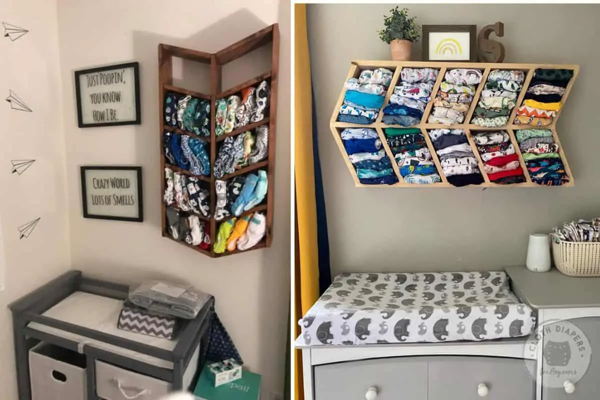 Cloth Diaper Storage and Organization Ideas (Cute and Functional ...