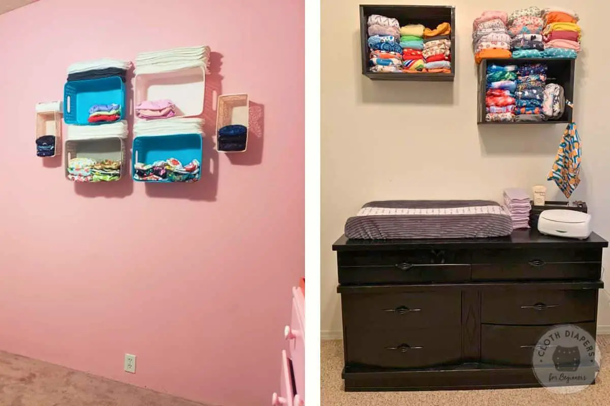 Cloth Diaper Storage and Organization Ideas (Cute and Functional ...
